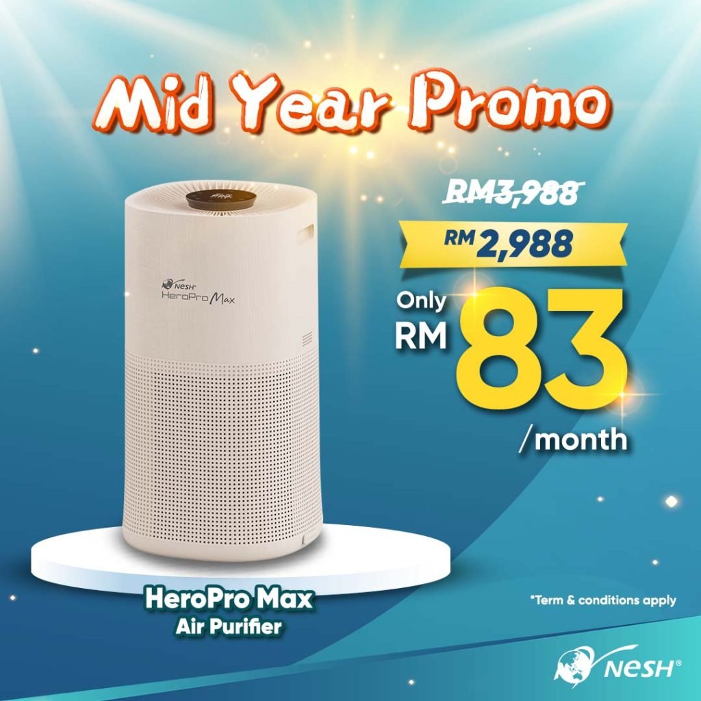 NESH HeroPro Max Air Purifier – Malaysia Best Indoor Water Purifier ...